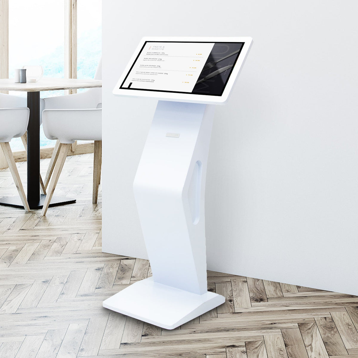 4K Screen K-Design 21.5" Touch Screen Computer Kiosk — LED Kiosk Display